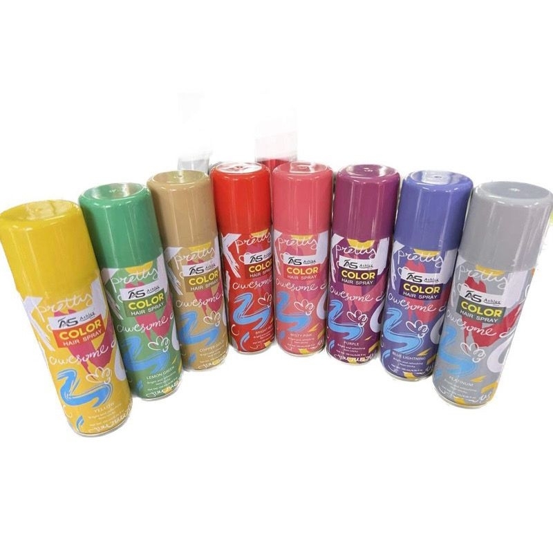 120ml AshleyShine Washable Hair Color Spray Hair Dye Safe and No Damage ...
