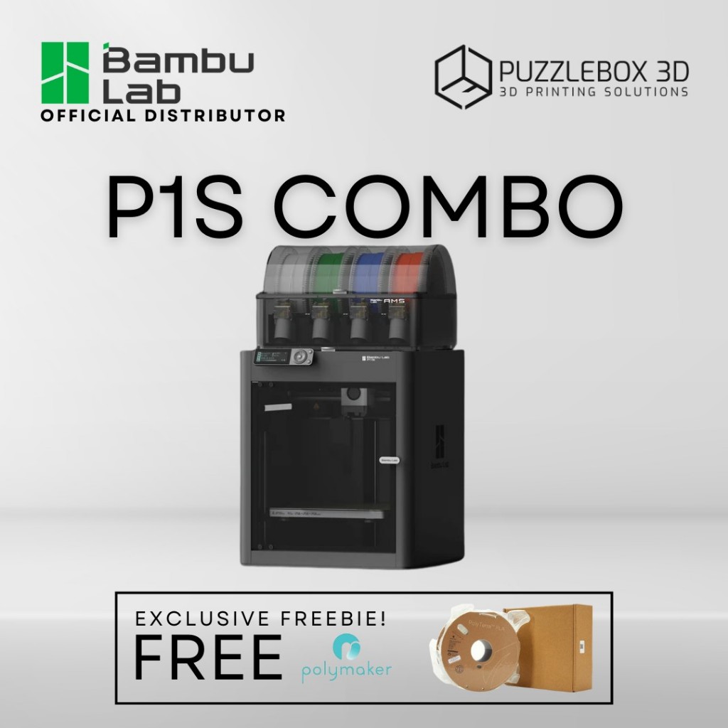 Bambu Lab P1S/P1S Combo & P1P Series 3D Up to 20000 mm/s² acceleration with AMS 16colors 3D ...
