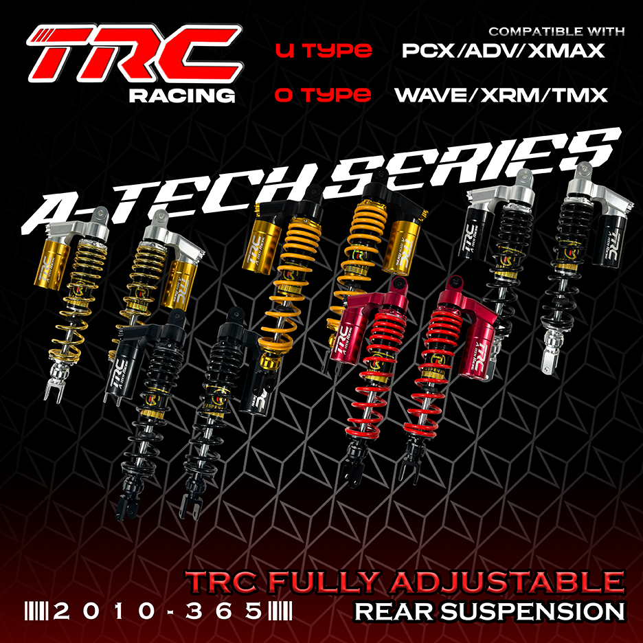 TRC Racing 365mm Fully Adjustable CNC Shock Suspension for PCX/ADV/XMAX ...