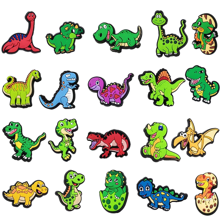 Crocs Dinosaur Jibbitz kids boy Pins for shoes bags High quality ...
