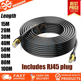 0.5M to 100M Cat6 Gold-plated Ethernet Cable RJ45 UTP Outdoor Lan ...