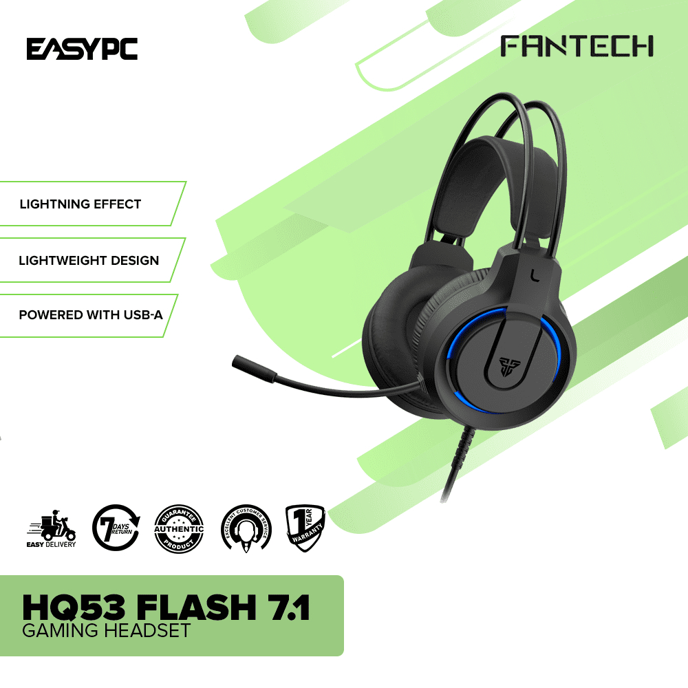 EasyPC | Fantech Flash HQ53/ Flash HQ53 7.1 gaming headset| Wired ...