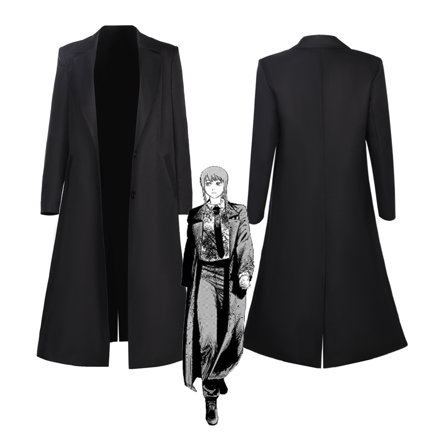 Anime Chainsaw Makima Uniform Suit Cosplay Costume Trench Coat Cosplay ...