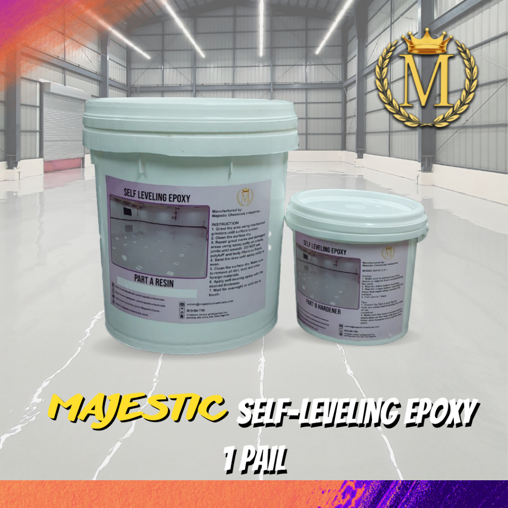 12 Liters MAJESTIC Self-Leveling Epoxy Resin | Shopee Philippines