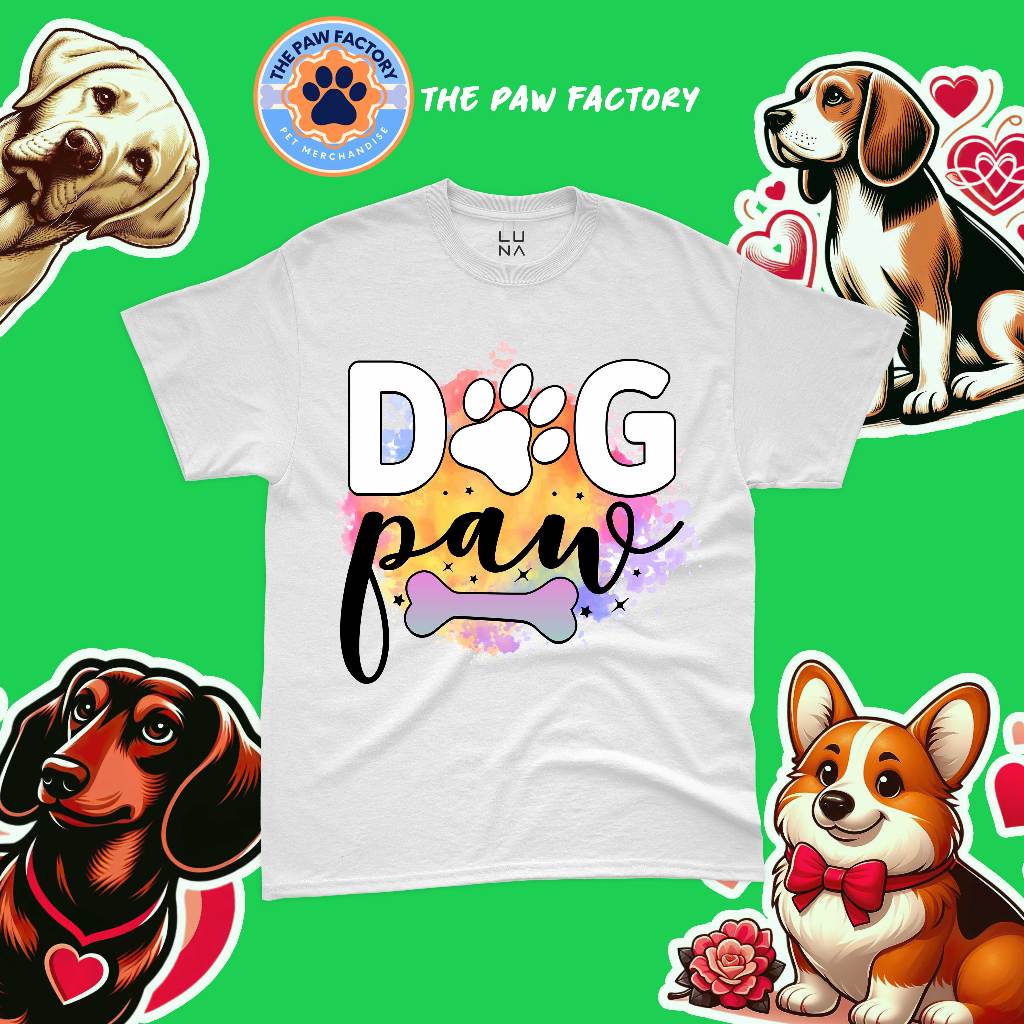 Dog Paw Shirt Design - The Paw Factory | Shopee Philippines