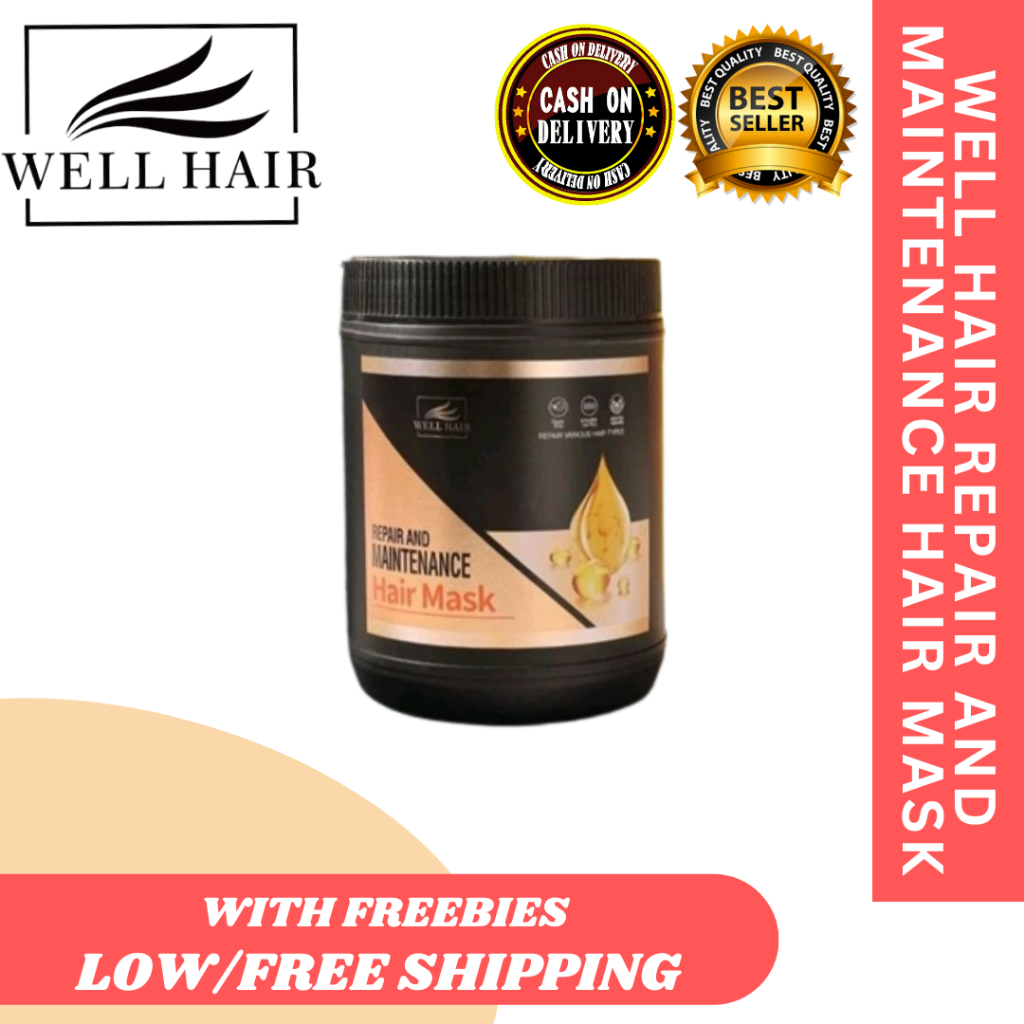 WELL HAIR REPAIR AND MAINTENANCE HAIR MASK 1000G | Shopee Philippines