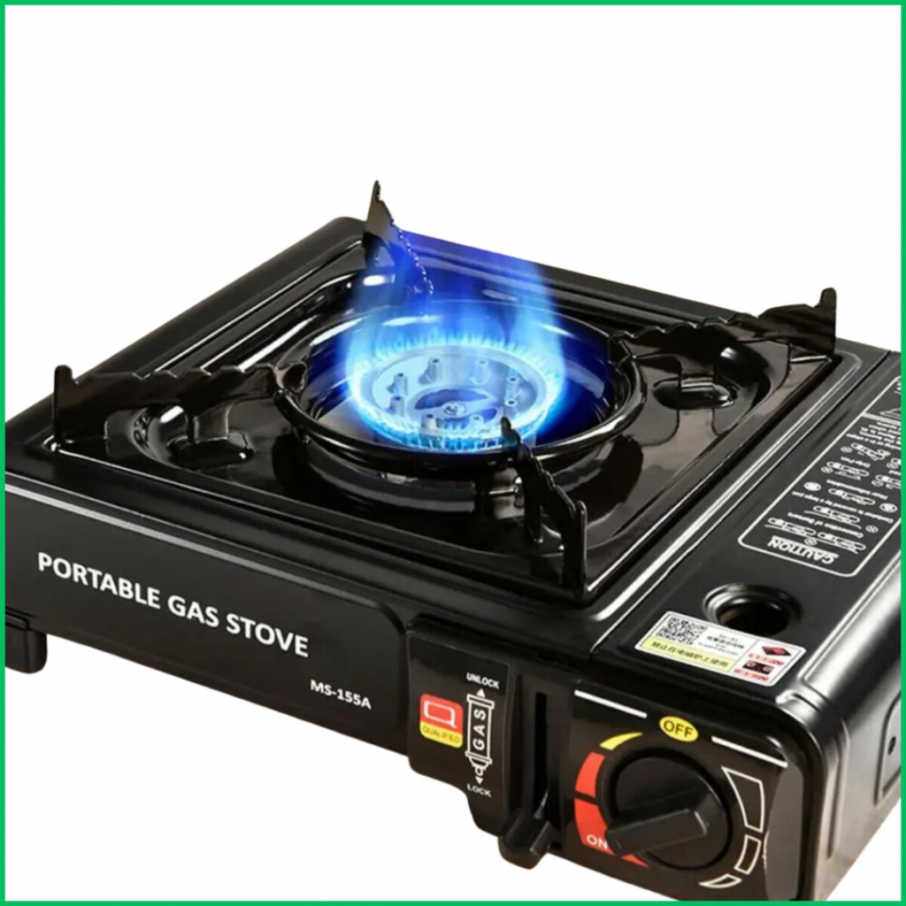 L&W Butane Gas Stove Camping Stove Automatic Ignition Alloy,Cassette ...
