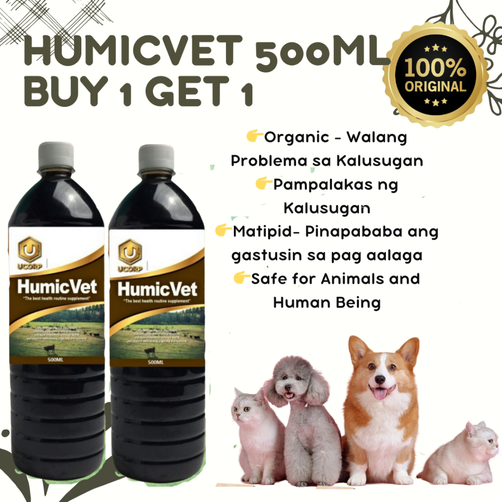 BUY 1 GET 1 Humicvet 500ml, for all kind of animals/pets | Shopee ...