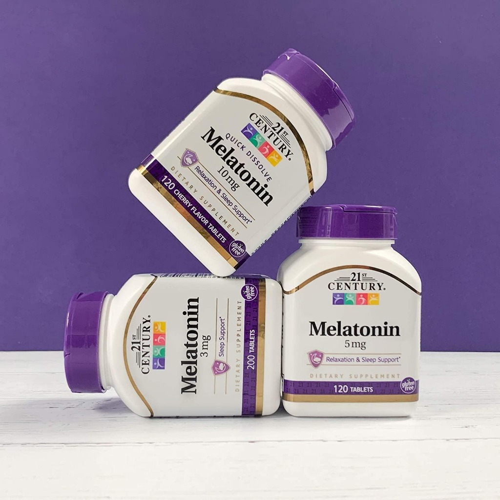 21st Century Melatonin 3mg | 5mg | 10mg - Sleep Support and Stress ...