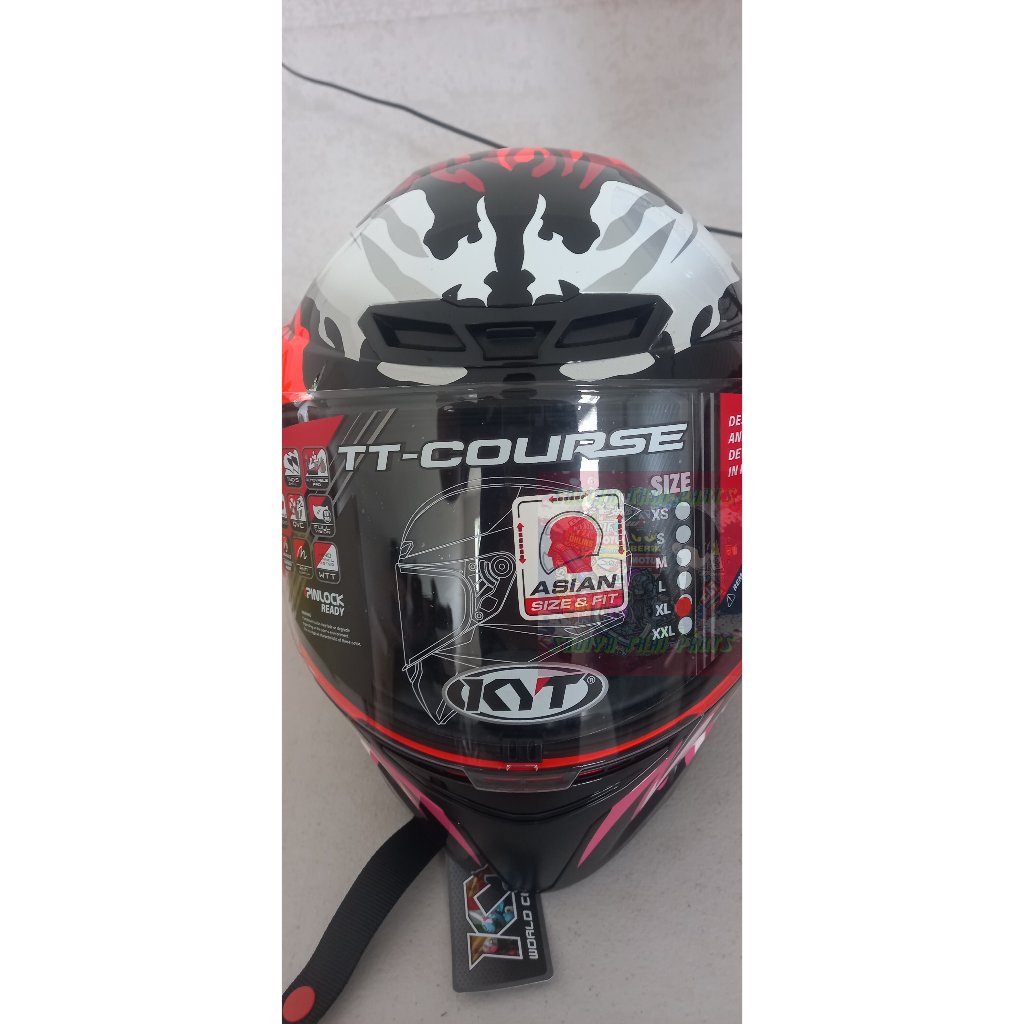 KYT TT-COURSE MARVEL EDITION HELMETS (VENOM) | Shopee Philippines