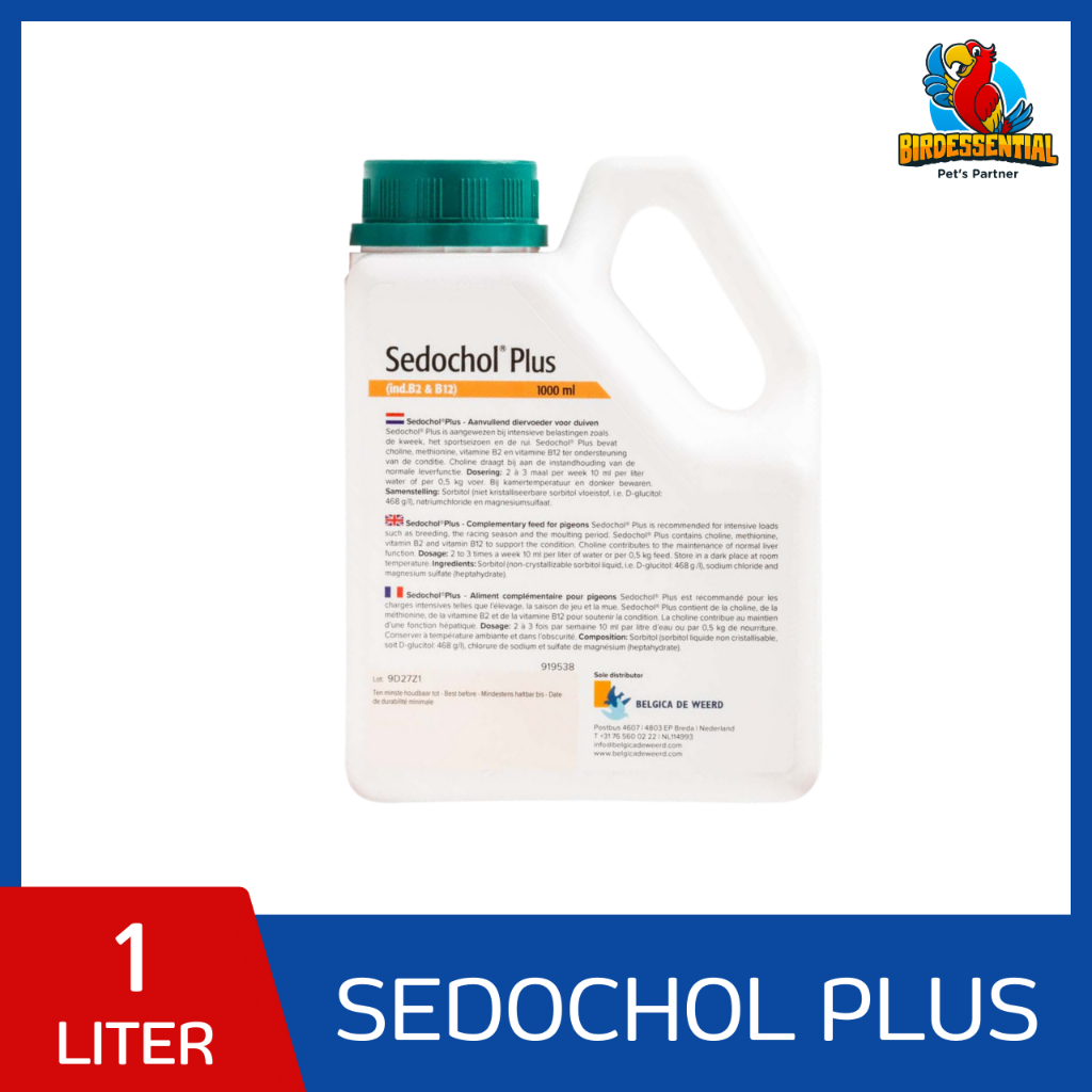 Belgica De Weerd Sedochol Plus for Racing Pigeons 1000ml | Shopee ...