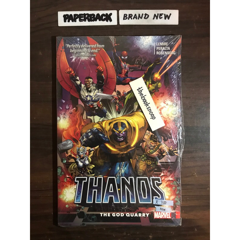 Thanos: The God Quarry Marvel graphic novel | Shopee Philippines
