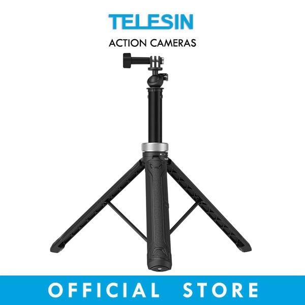 TELESIN Panoramic Extendable Monopod Stick w/ Tripod GoPro Hero, DJI ...