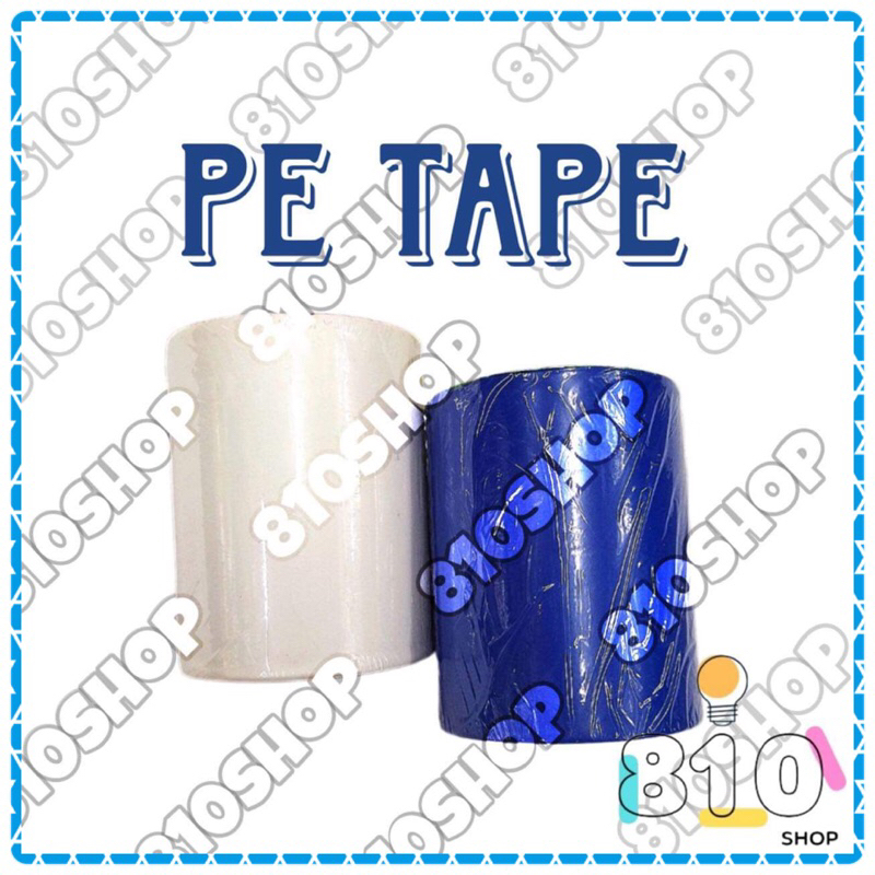 PE Poly PVC White Blue Tape Polyethylene Non Adhesive Tape | Shopee Philippines