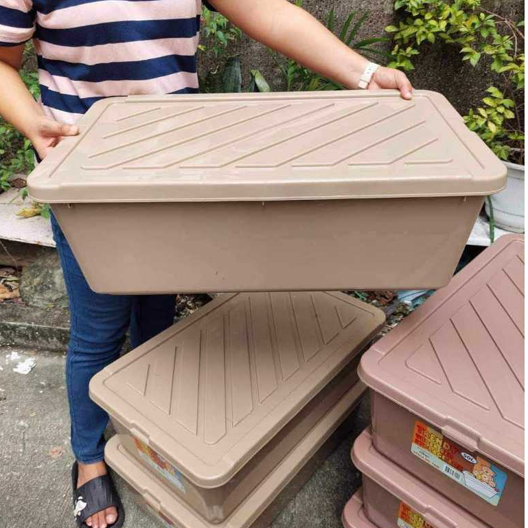 #3036MC TRENDY UNDERBED STORAGE BOX 50-LITER | Shopee Philippines