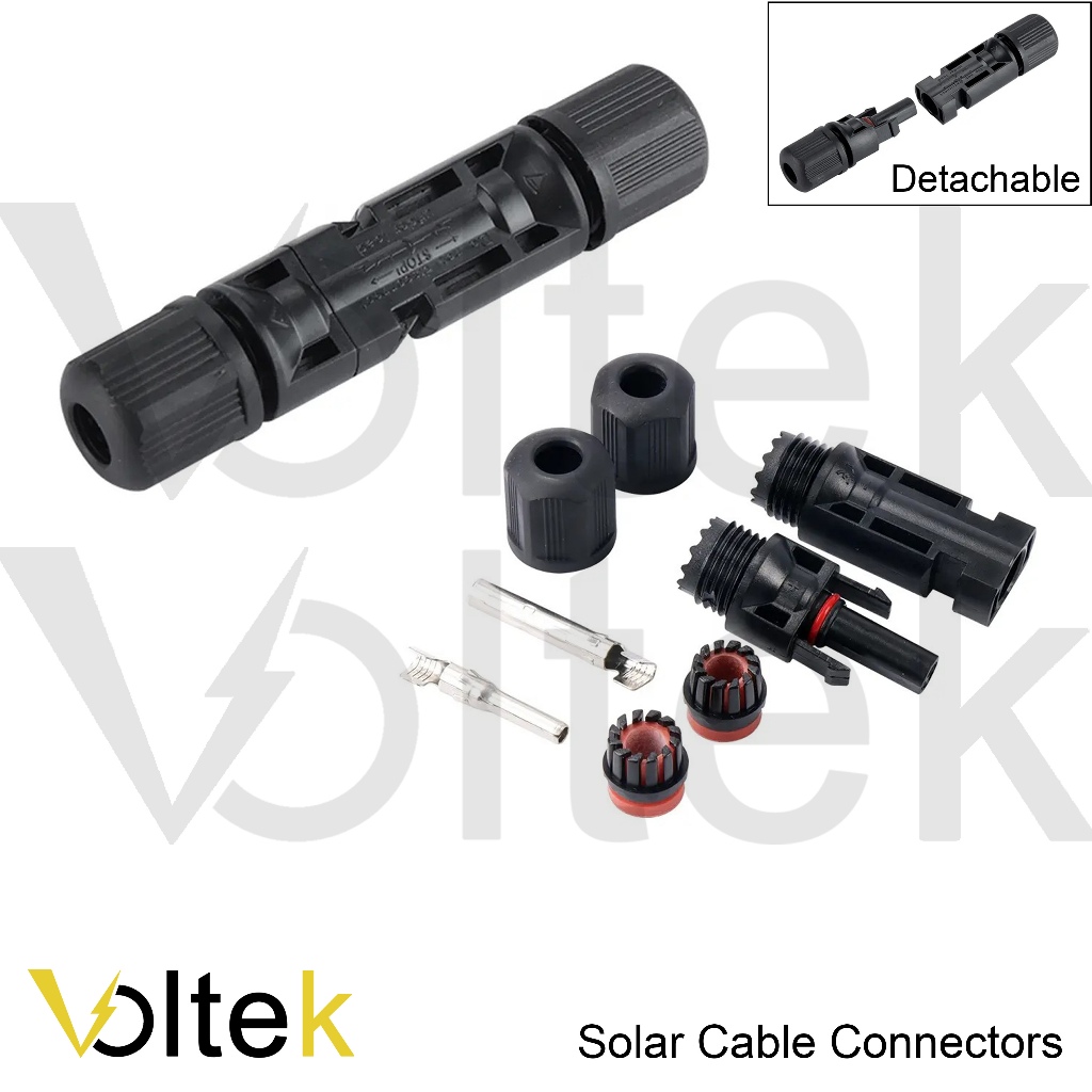 MC4 for solar pv system Solar Cable Connector IP67 waterproof 30A ...