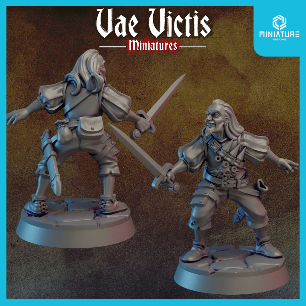 Vae Victis | Sword Mercenary w/25mm Base for DnD Tabletop Use | Shopee ...