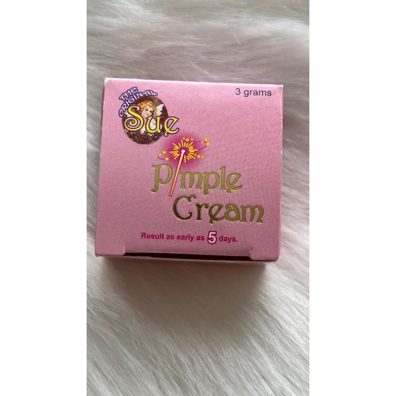 Angel Sue pimple cream 3g packaging 2024 | Shopee Philippines