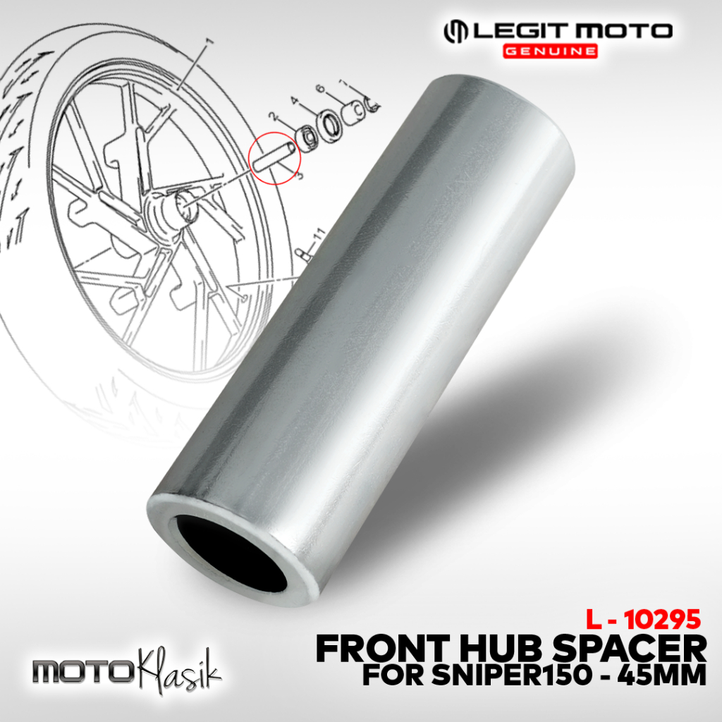 LEGITMOTO GENUINE YAMAHA SNIPER 150 45MM / SUZUKI RAIDER R150 58MM ...