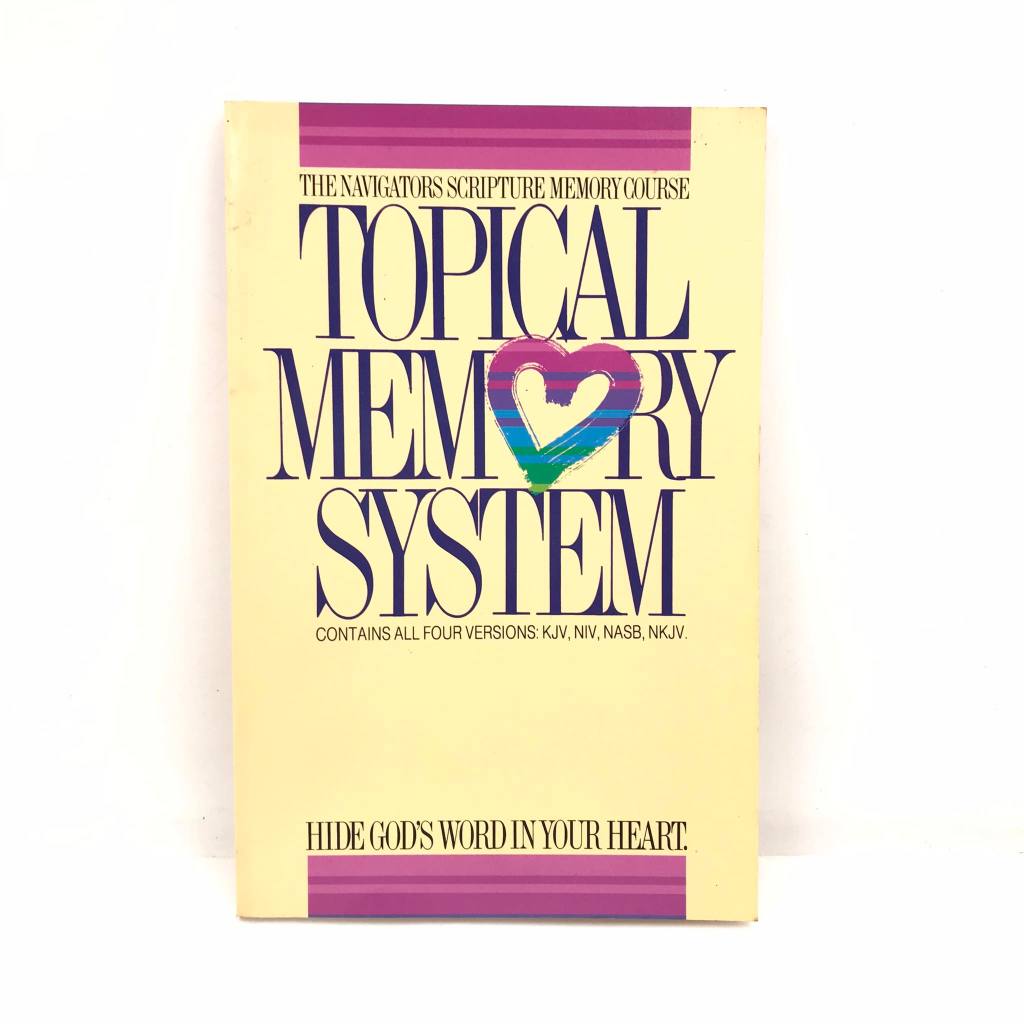 Topical Memory System "Contains All Four Versions Hide God's Word In ...