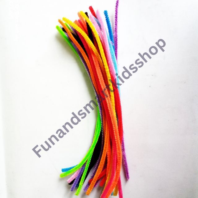 FUNandSMART 24 pcs Fuzzy Wires (Random Colors) | Shopee Philippines