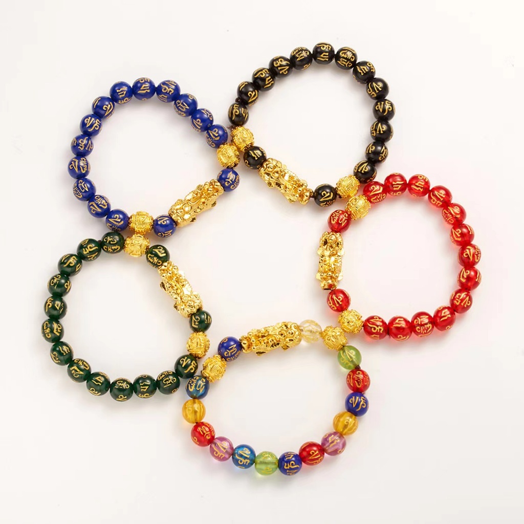 2026 year of horse good luck charms piao money bracelet green red all ...