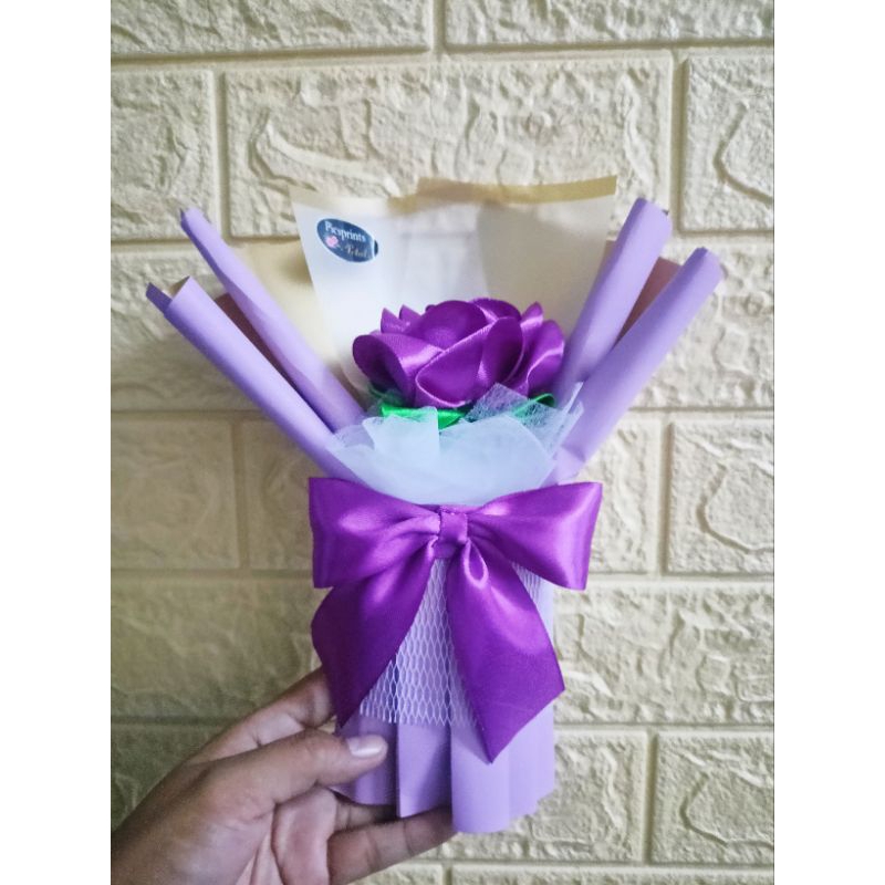 Satin Flower Bouquet (Single Flower) | Shopee Philippines