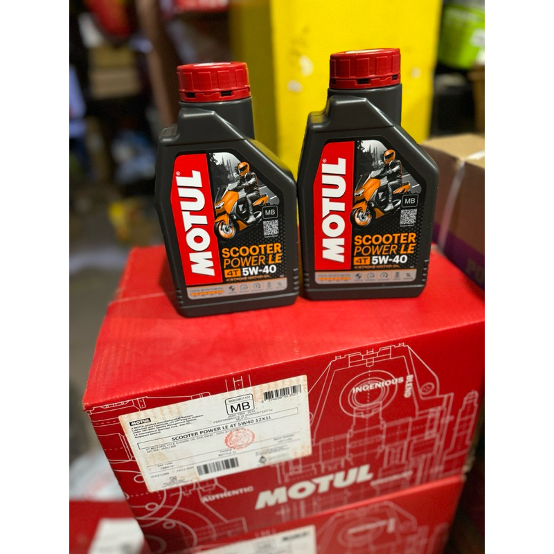 1 Box Motul Scooter Power LE 5w40 1L 12pcs/box | Shopee Philippines