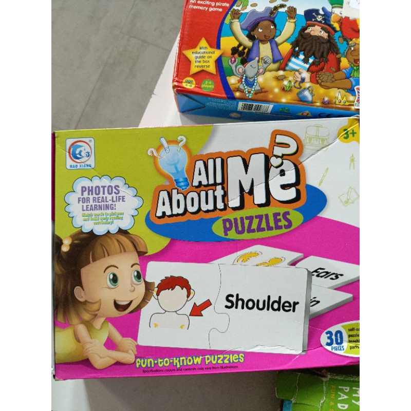 All About Me - Body Matching Self-correcting Puzzle for kids | Shopee ...