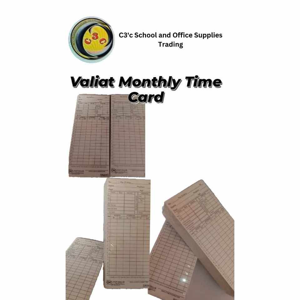 Valiant Monthly Time Card | Shopee Philippines
