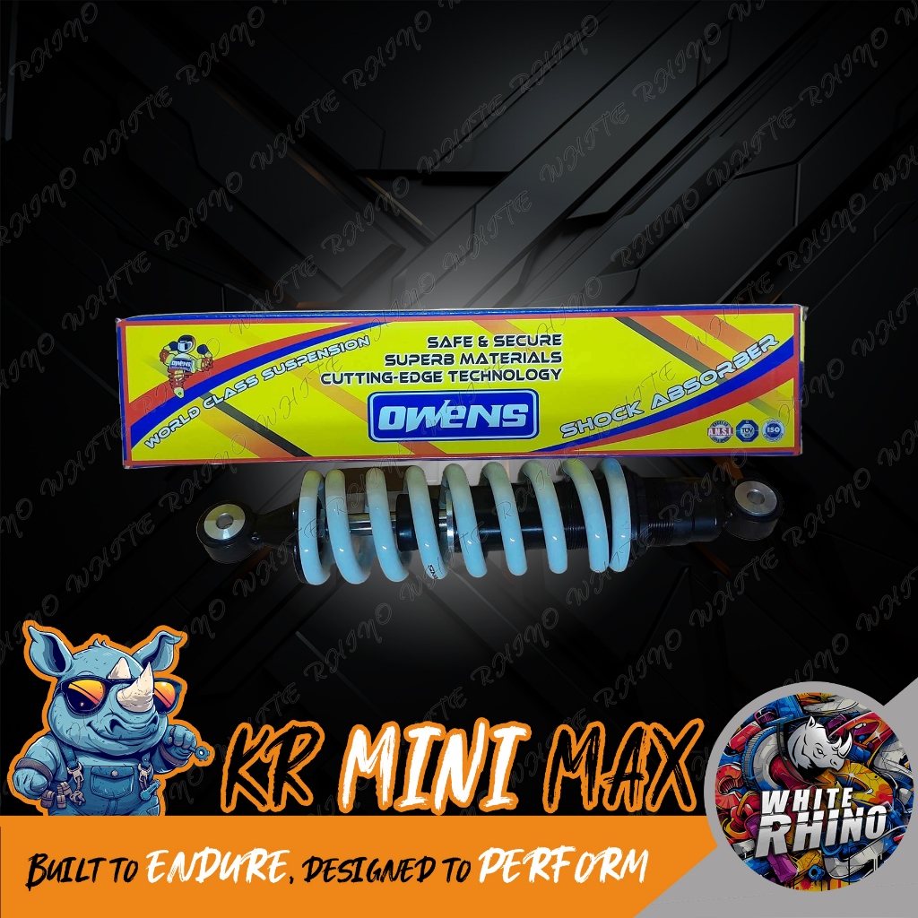 OWENS KR MINI MAX RUSI WHITE SHOCK ABSORBER - MONO SHOCK KR MINI MAX ...