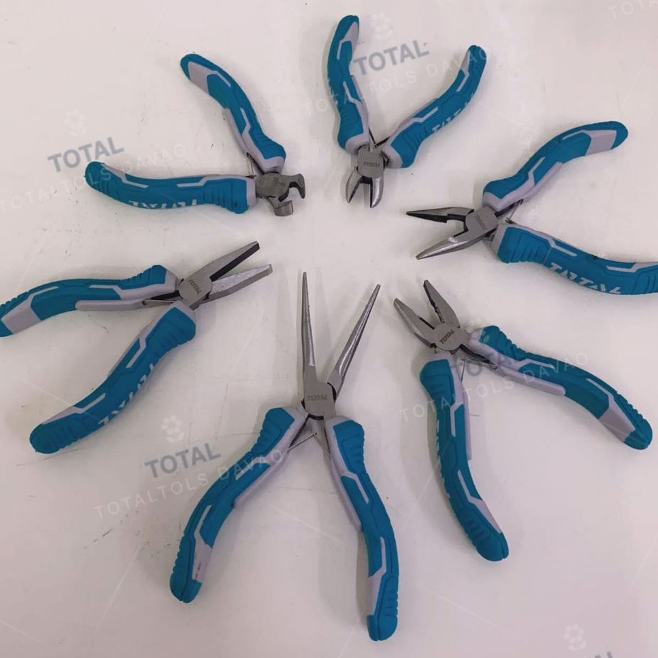 TOTAL Mini Pliers set 6pcs (SuperSelect) (THT1K0511) | Shopee Philippines