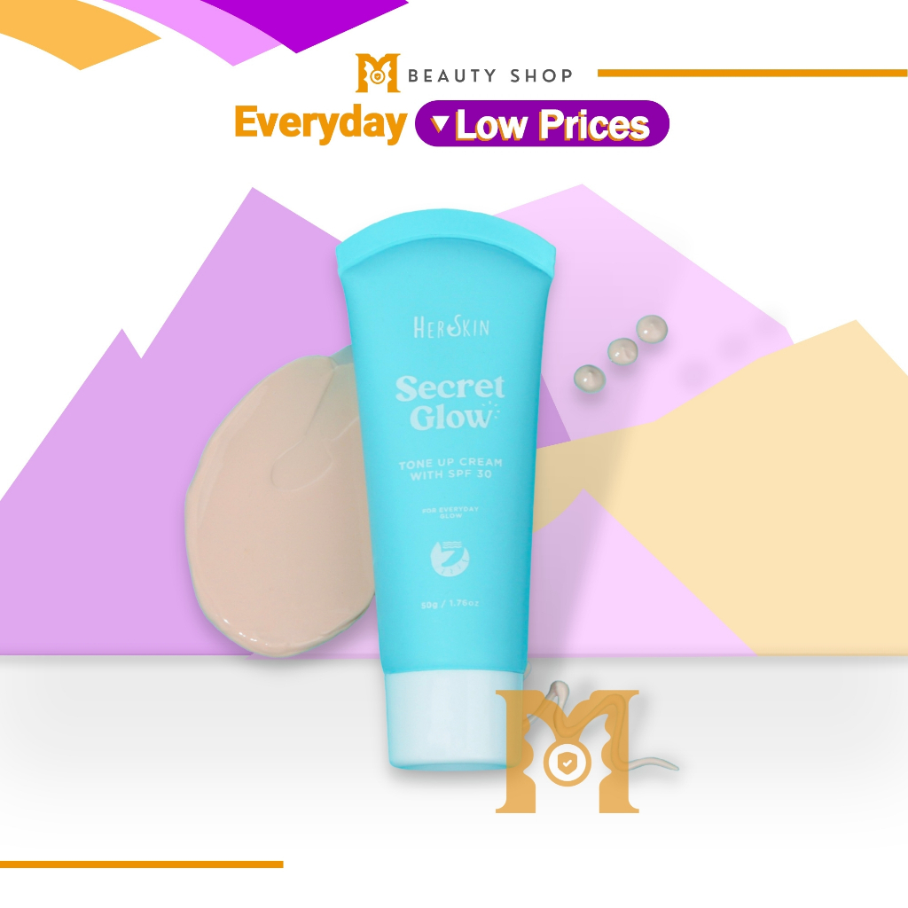 HerSkin Secret Glow Tone Up Cream Big by Kath Melendez SPF30 50g | Shopee Philippines