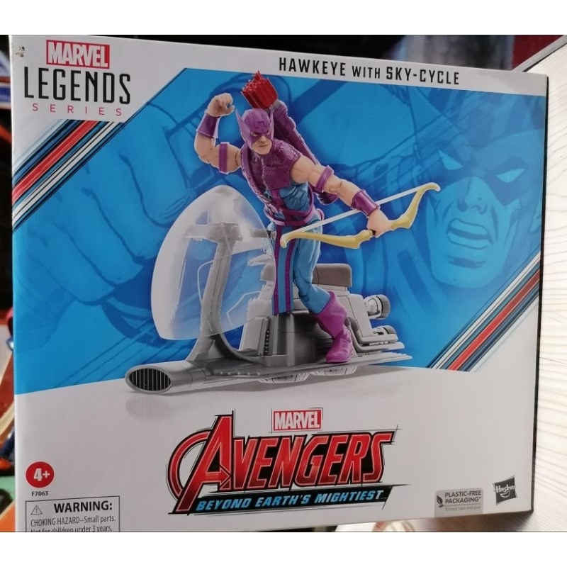 HASBRO Marvel Legends Series 60th of Earth's Mightiest HAWKEYE with SKY ...