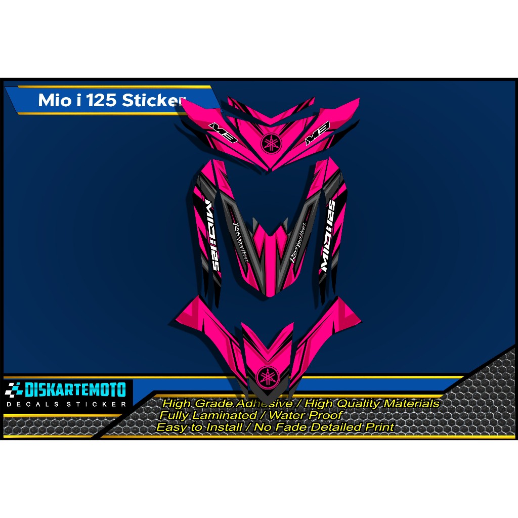 Mio i 125 front sticker | Shopee Philippines