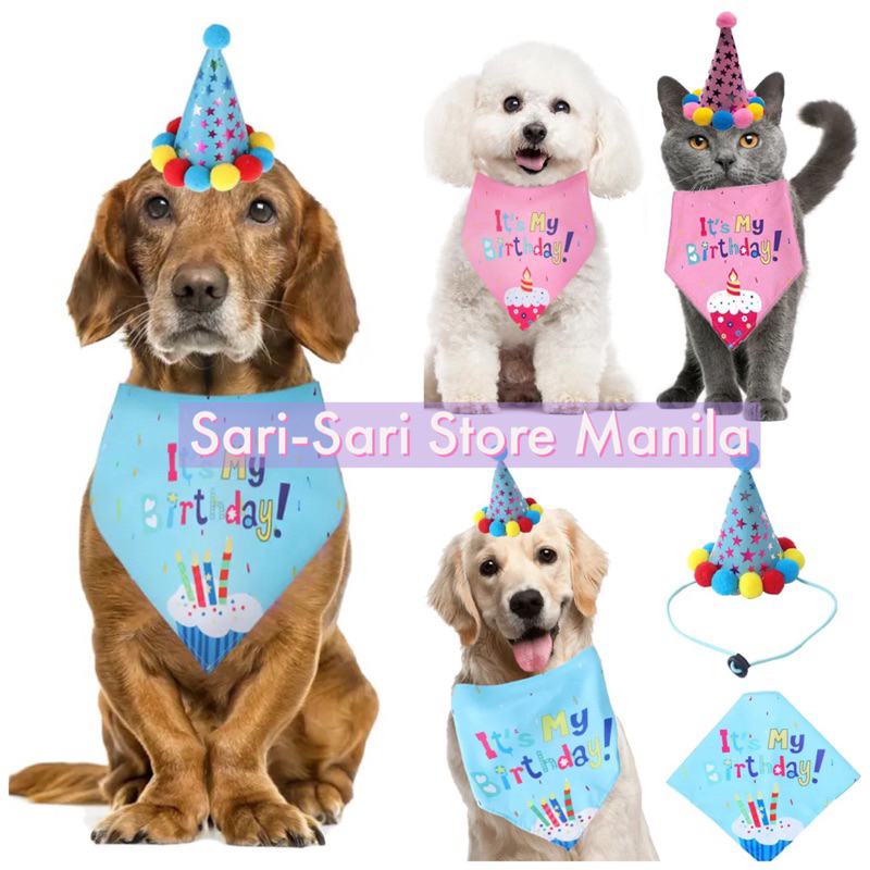 Dog Cat Pet Party Hat for Birthday Decorations | Shopee Philippines