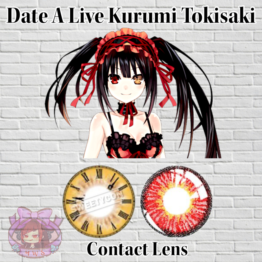 Date A Live Kurumi Tokisaki Nightmare Kurumin Anime Cosplay Red Yellow ...
