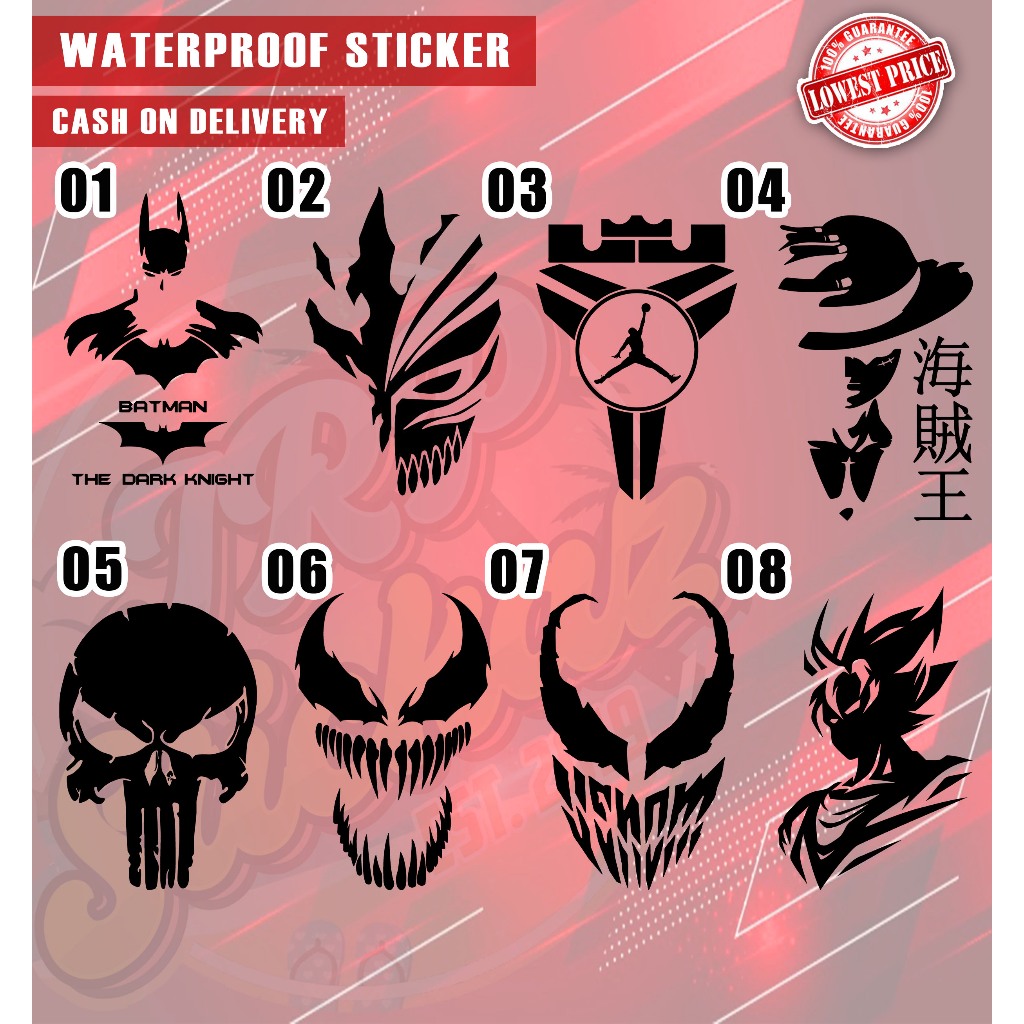 CUT OUT - Anime Personality Stickers | Shopee Philippines