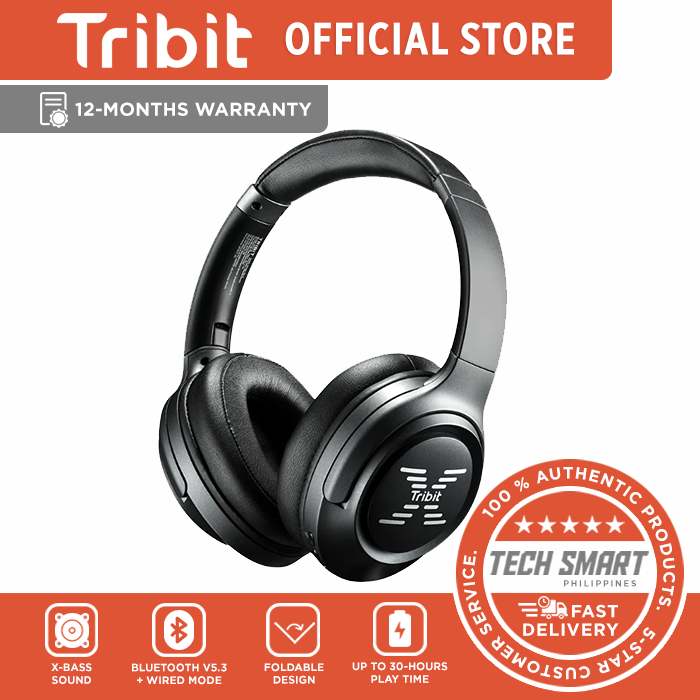 Tribit Xfree Go Bluetooth Headphones Wireless Headphones Over Ear With