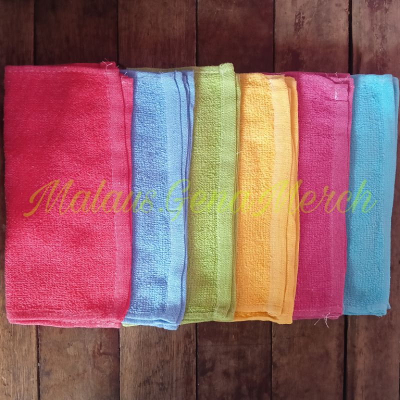 COTTON SMALL TOWEL WITH DIFFERENT COLORS (1DOZENS/12PCS) | Shopee ...