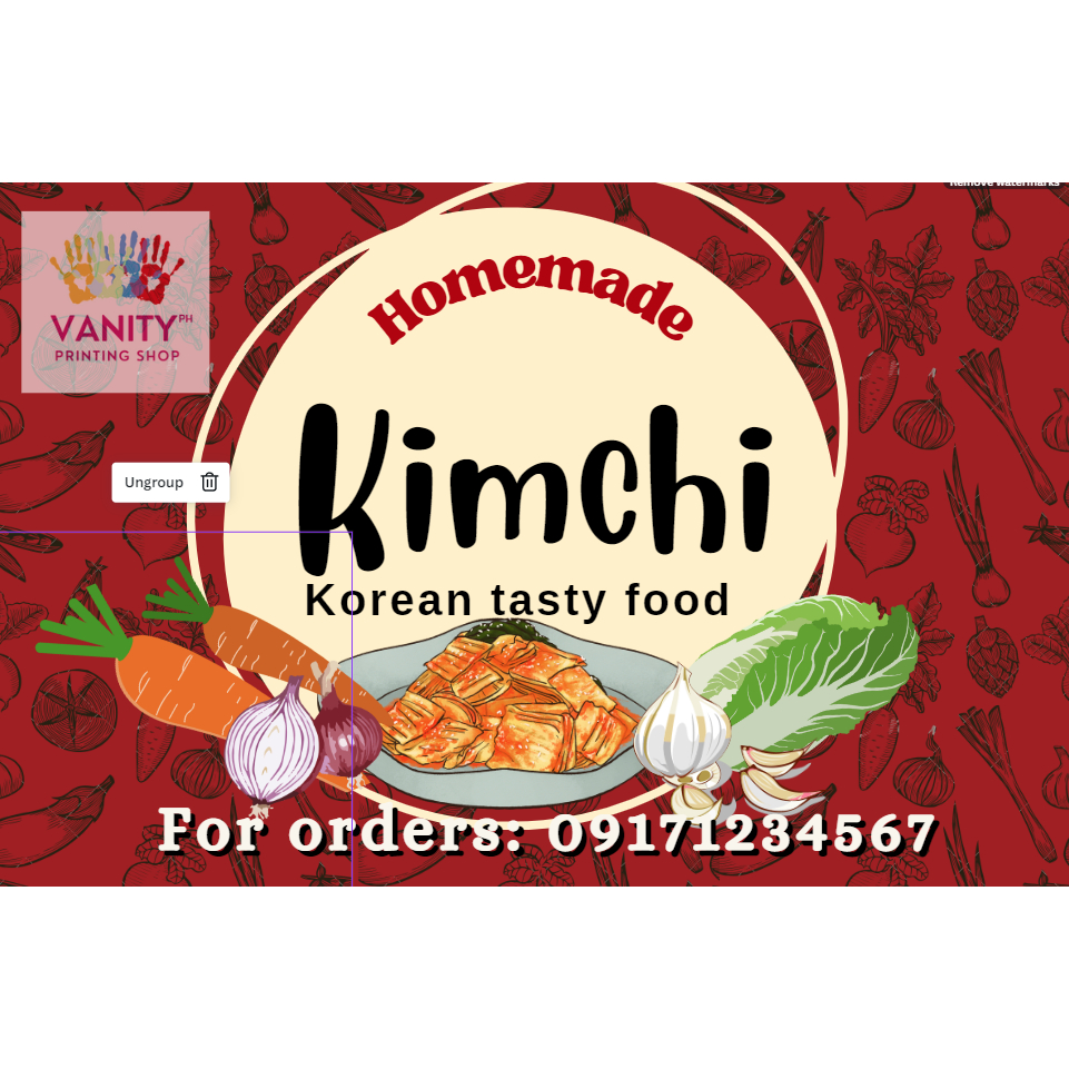 Kimchi sticker label v1, high quality prints | Shopee Philippines