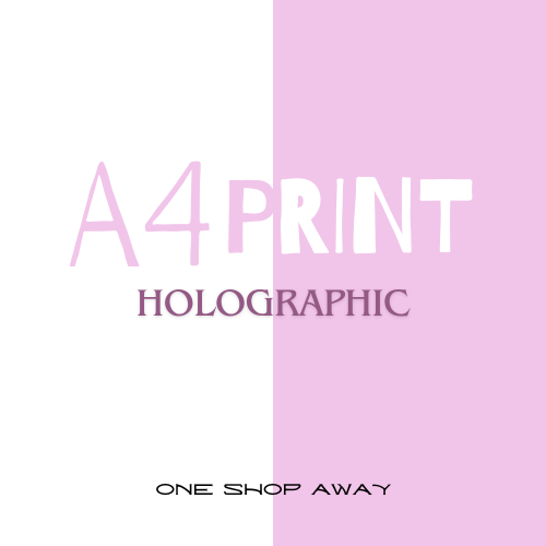 A4 HOLOGRAPHIC LOGO STICKER CUSTOMIZED PRINT | Shopee Philippines