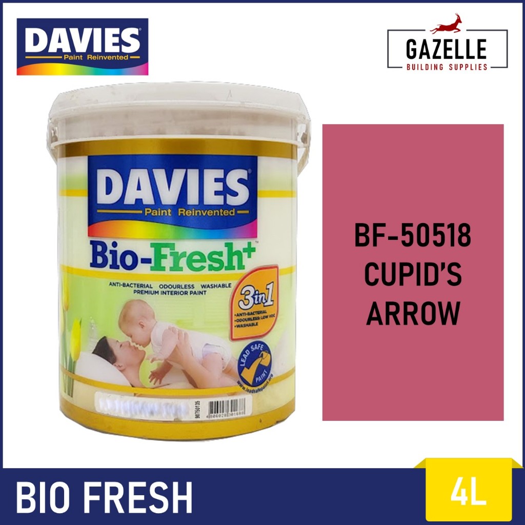 Davies Bio Fresh Anti-Bacterial , Odorless and Washable Paint Cupid's ...