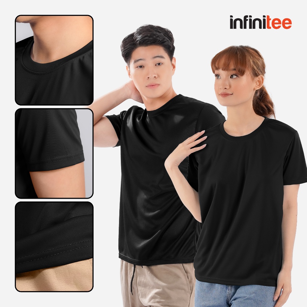 Infinitee Microfiber Dri Fit Drifit T Shirt For Men Women Quick Dry ...