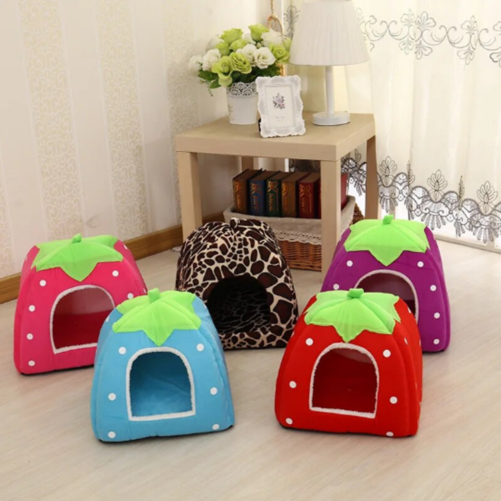 Cute Hamster Bed Rabbit House Cave Accessories for Dwarf Rabbits Bunny ...
