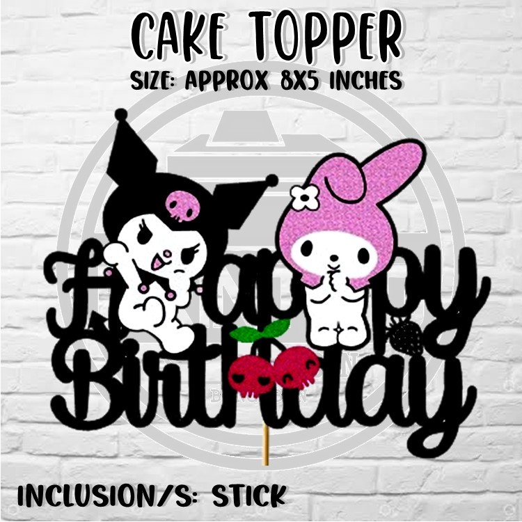 Kuromi theme cake topper | Shopee Philippines