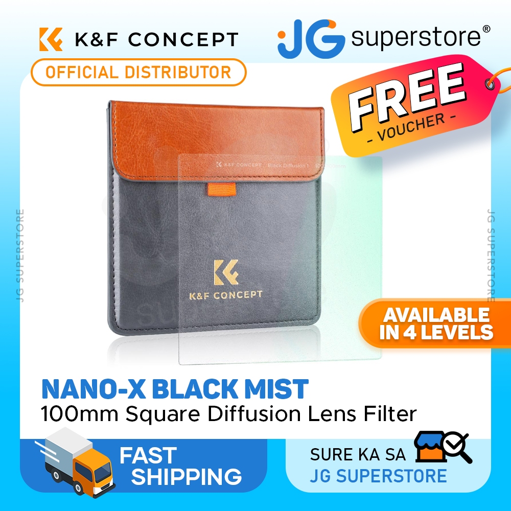 K&F Concept Nano-X 100mm Square Black Mist Effect Optical Diffusion ...