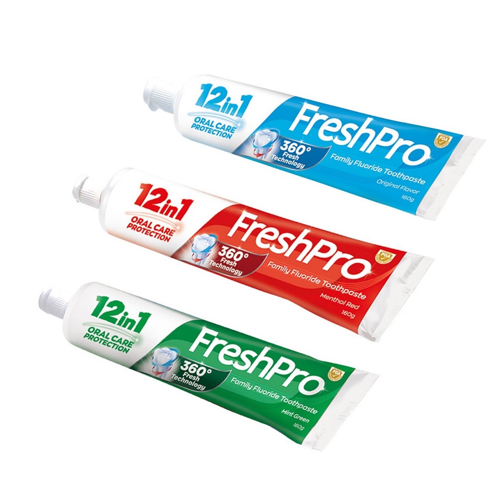 Fresh Pro Family Fluoride Toothpaste 160g | Shopee Philippines