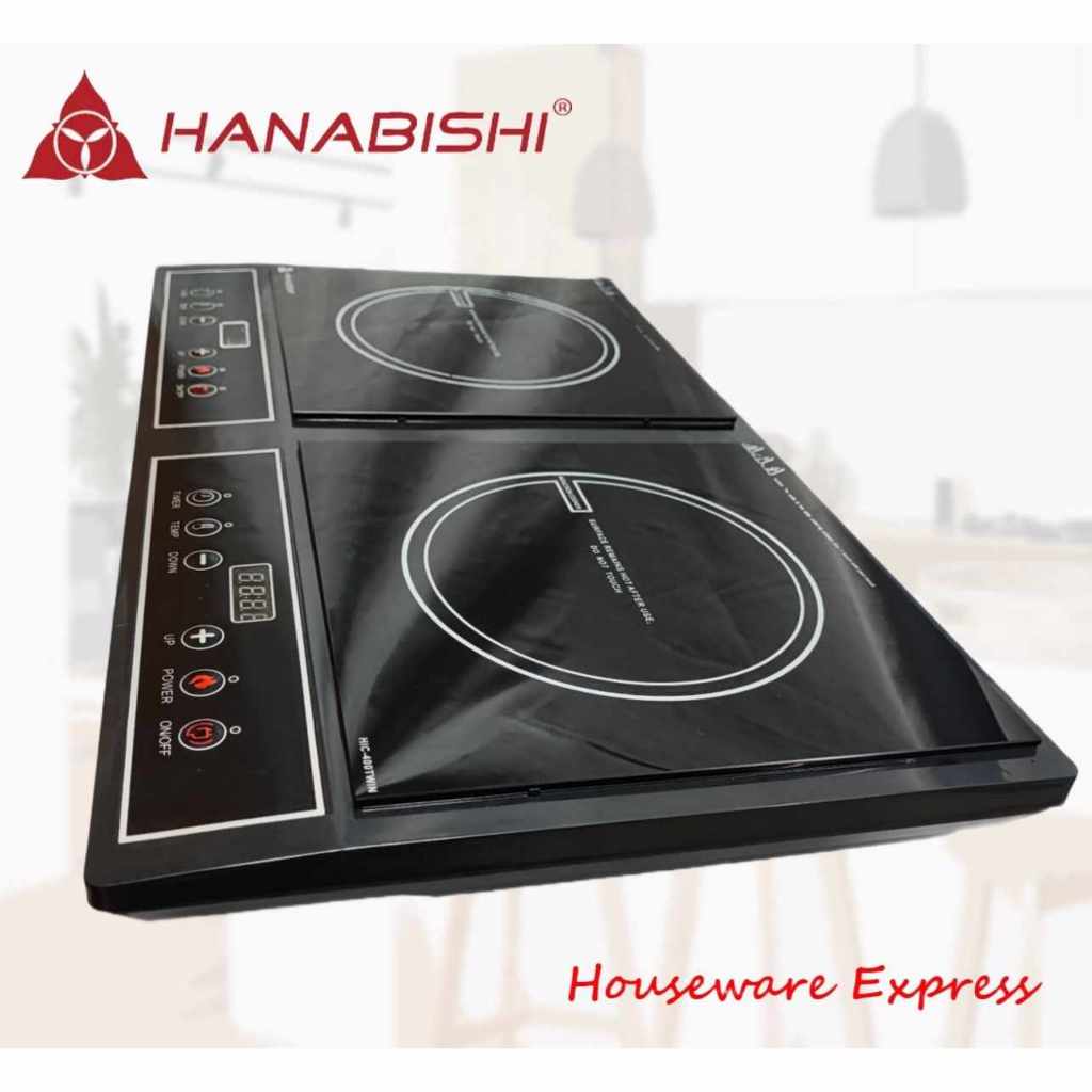 Hanabishi HIC-400TWIN Double Induction Cooker HIC400TWIN (Houseware ...