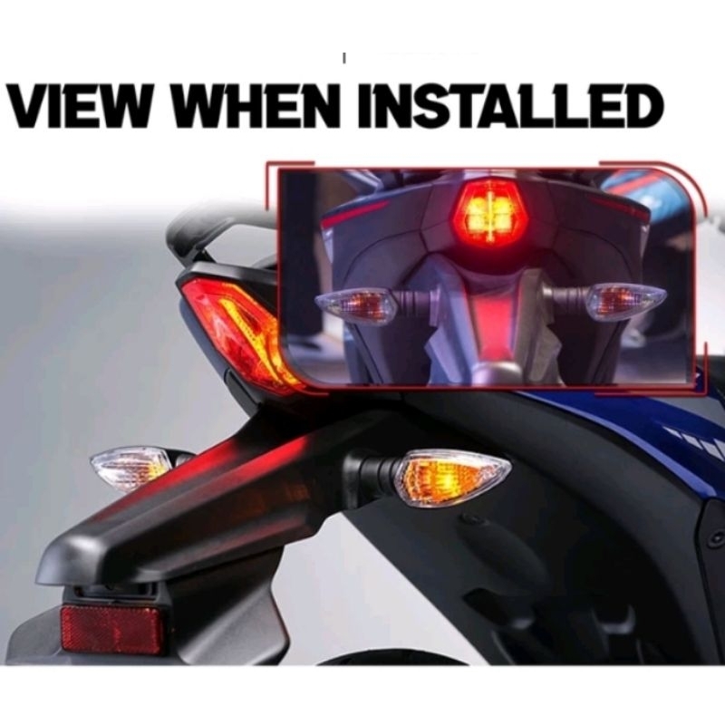 1 PAIR REAR TURN SIGNAL LIGHT FOR YAMAHA AEROX V1 V2 SNIPER 150 155 153 ...